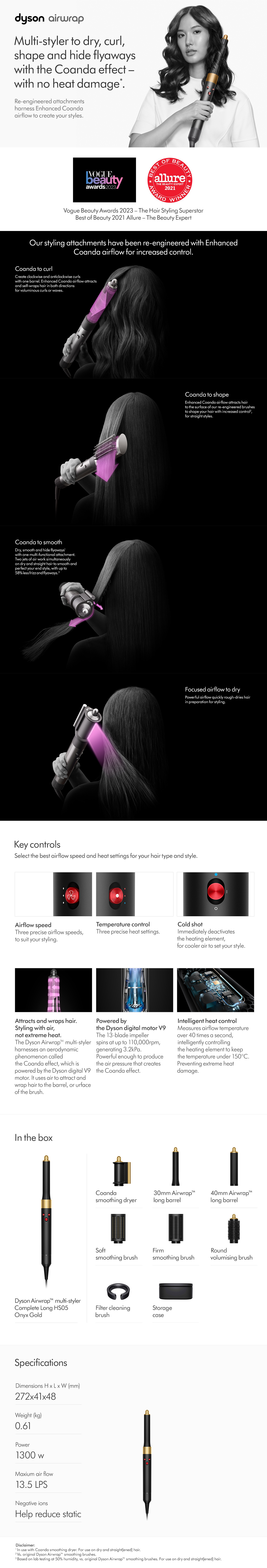 DYSON Airwrap™ multi-styler Complete Long HS05 | FORTRESS