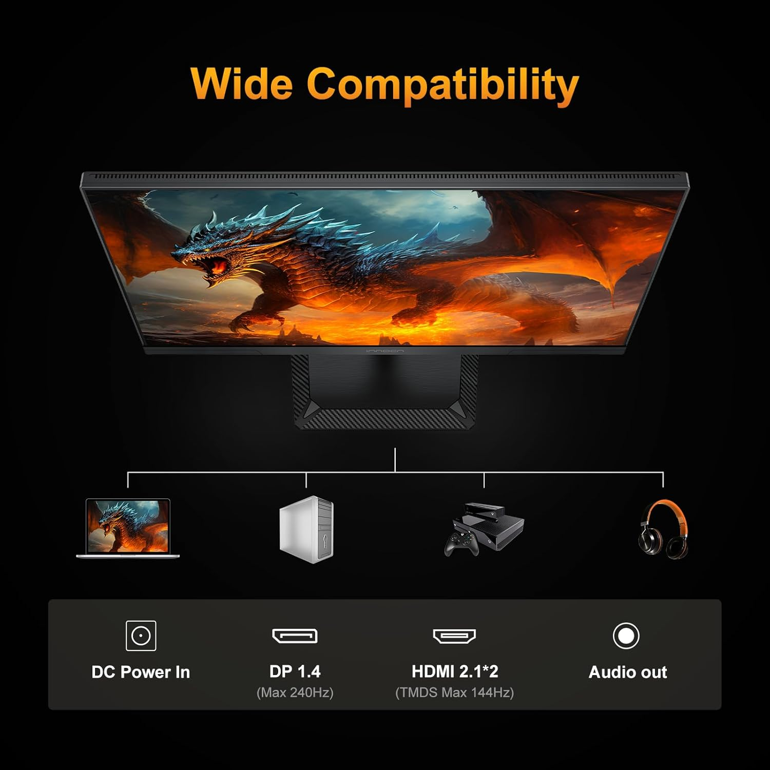 INNOCN 25M2S 25" 2K QHD 240Hz MiniLED Gaming Monitor | Fortress