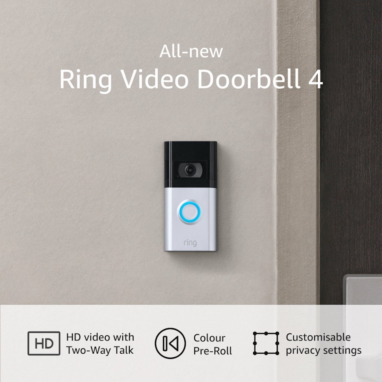 Ring Video Doorbell 4 Smart Doorbell | FORTRESS