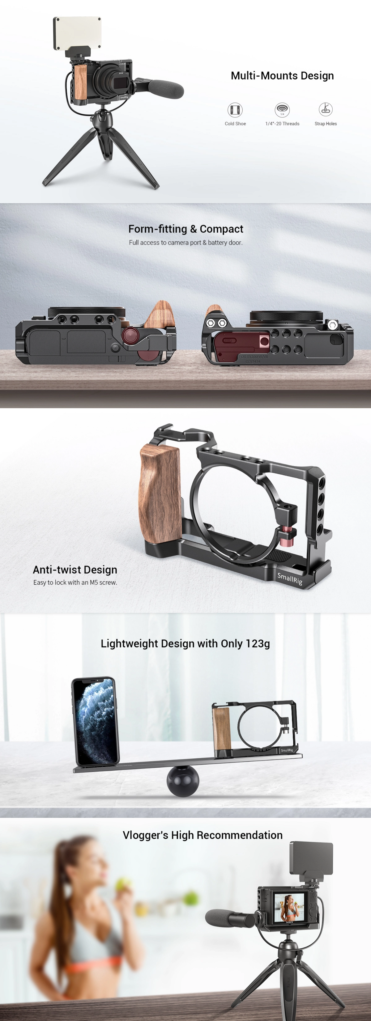 購買SmallRig SmallRig Cage For Sony RX100 VII And RX100 VI Camera CCS2434 ...