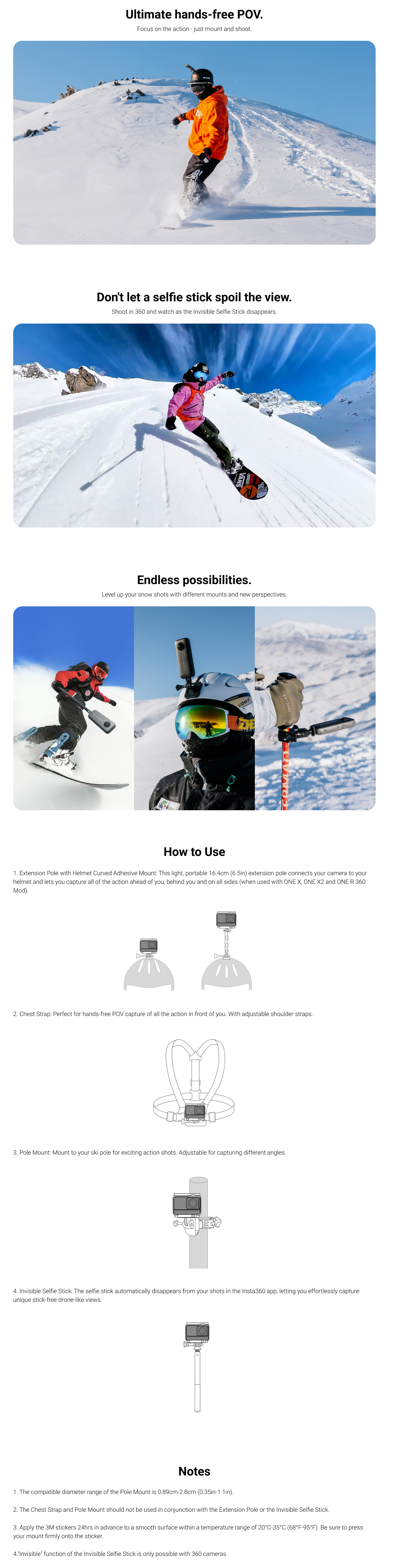 Insta360 Snow Bundle | FORTRESS