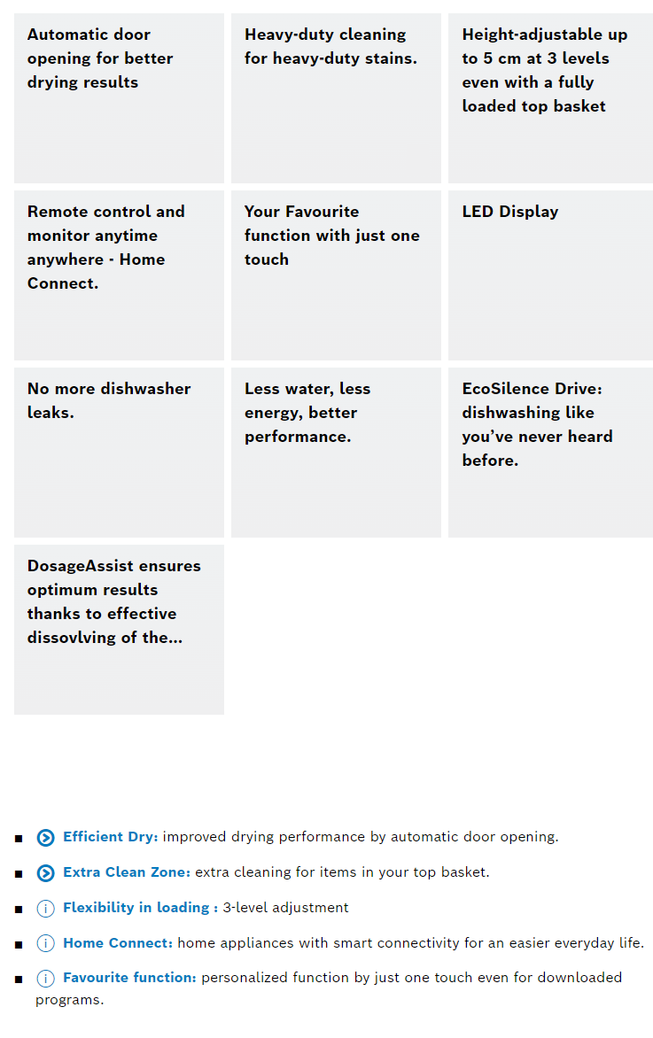 BOSCH SMS6ECC51E 60cm Black inox freestanding dishwasher | FORTRESS