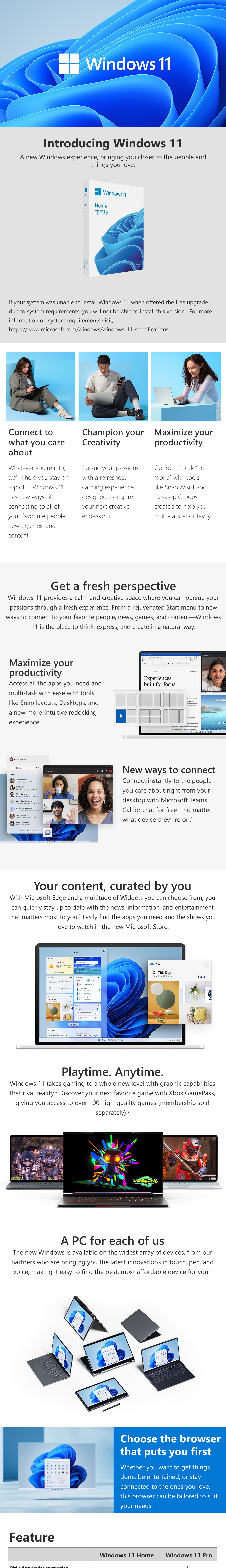 MICROSOFT Windows 11 Home (Digital download version) | Fortress