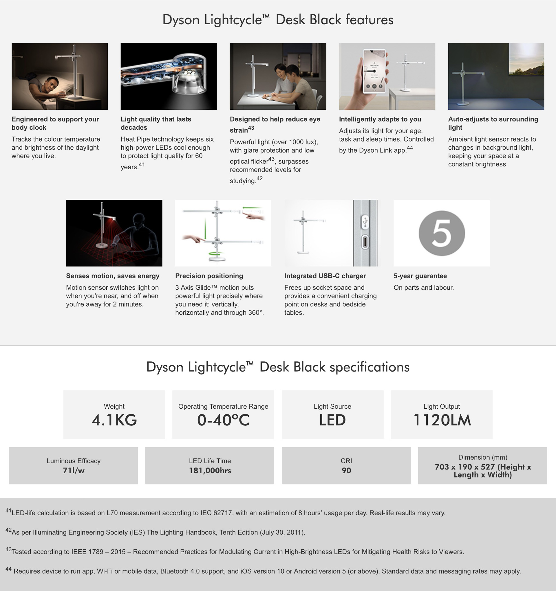 DYSON Solarcycle desk light | FORTRESS
