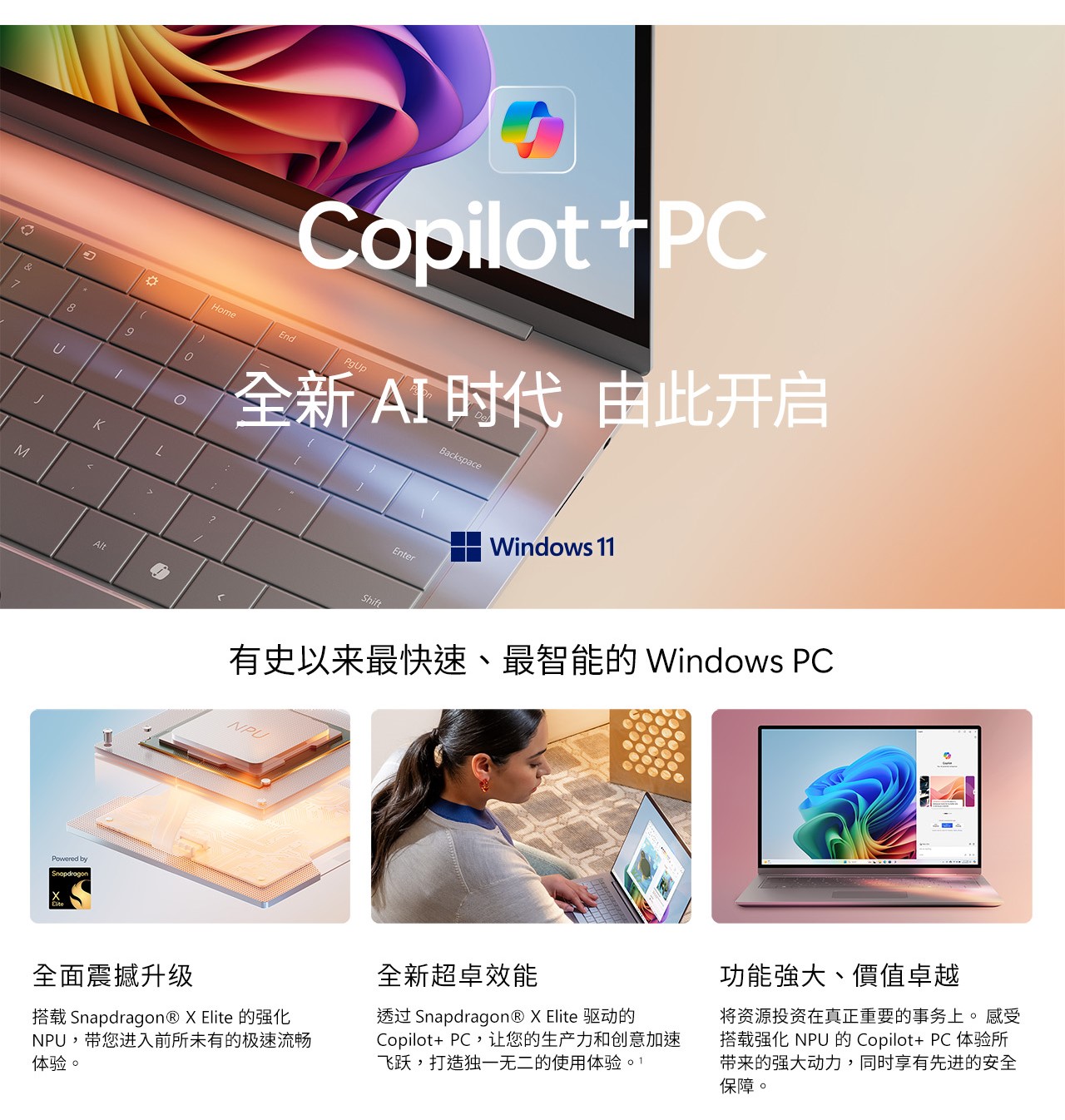 Windows Copilot+ PC – 全新AI时代 由此开启 | FORTRESS 丰泽